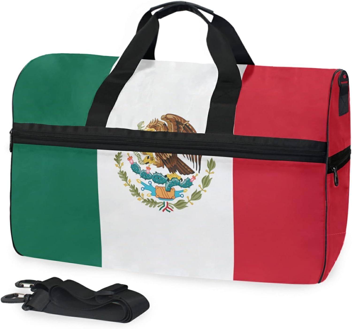 Foldable Duffle Bag with Shoes Compartment Packable Weekender Bag for ...