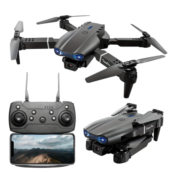 Foldable E99 Drone with Dual Camera, RC Quadcopter, Protective Frame ...