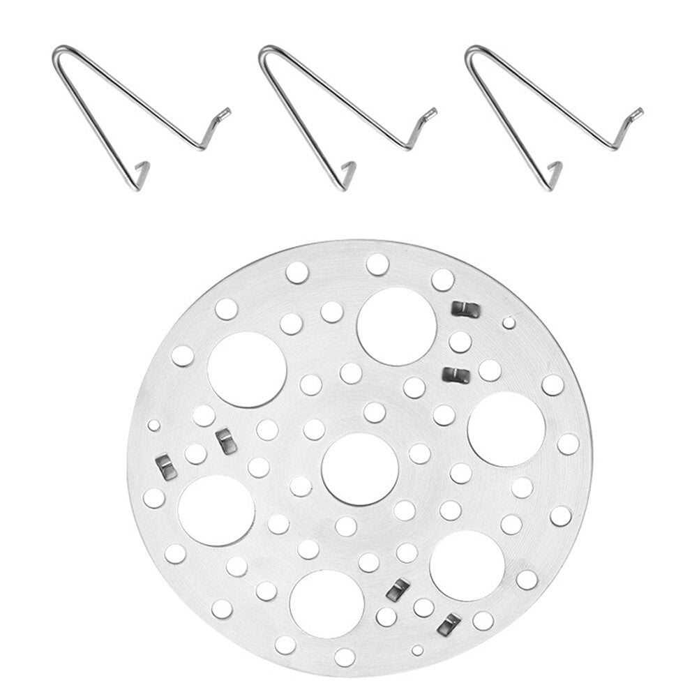 Foldable Egg Steamer Racks Trivets for Accessories 7 Holes Round ...