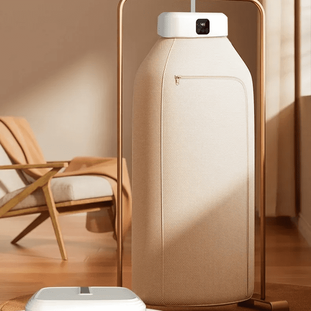 Foldable Electric Clothes Dryer with Remote Control, Portable Laundry ...