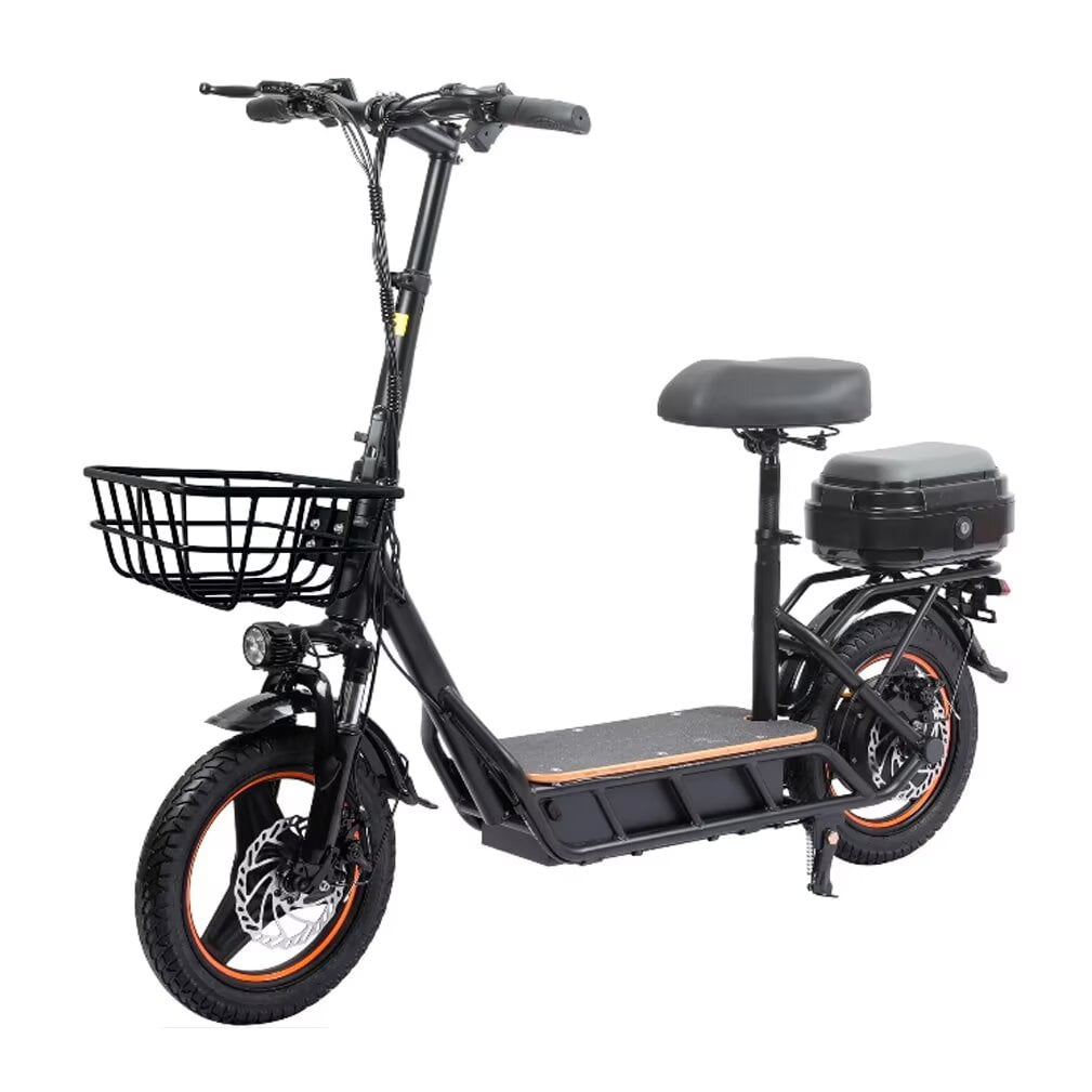 Foldable Electric Scooter with Seat for Adults - 750W Motor, 14 Inch ...