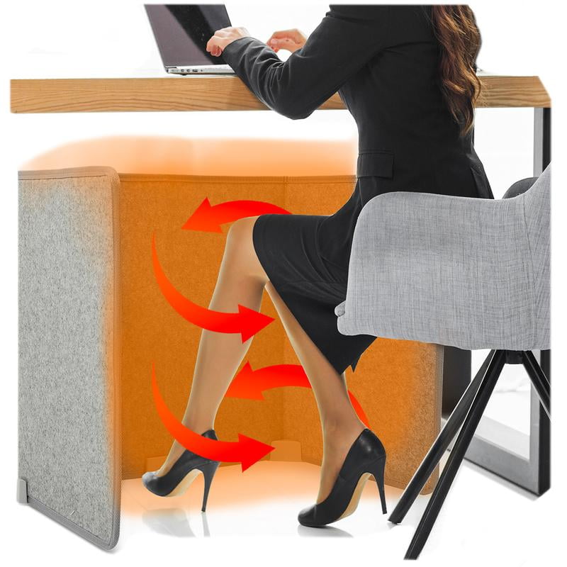 Foldable Electric Space Heater, Silent Radiant Heat Leg Foot Hand ...