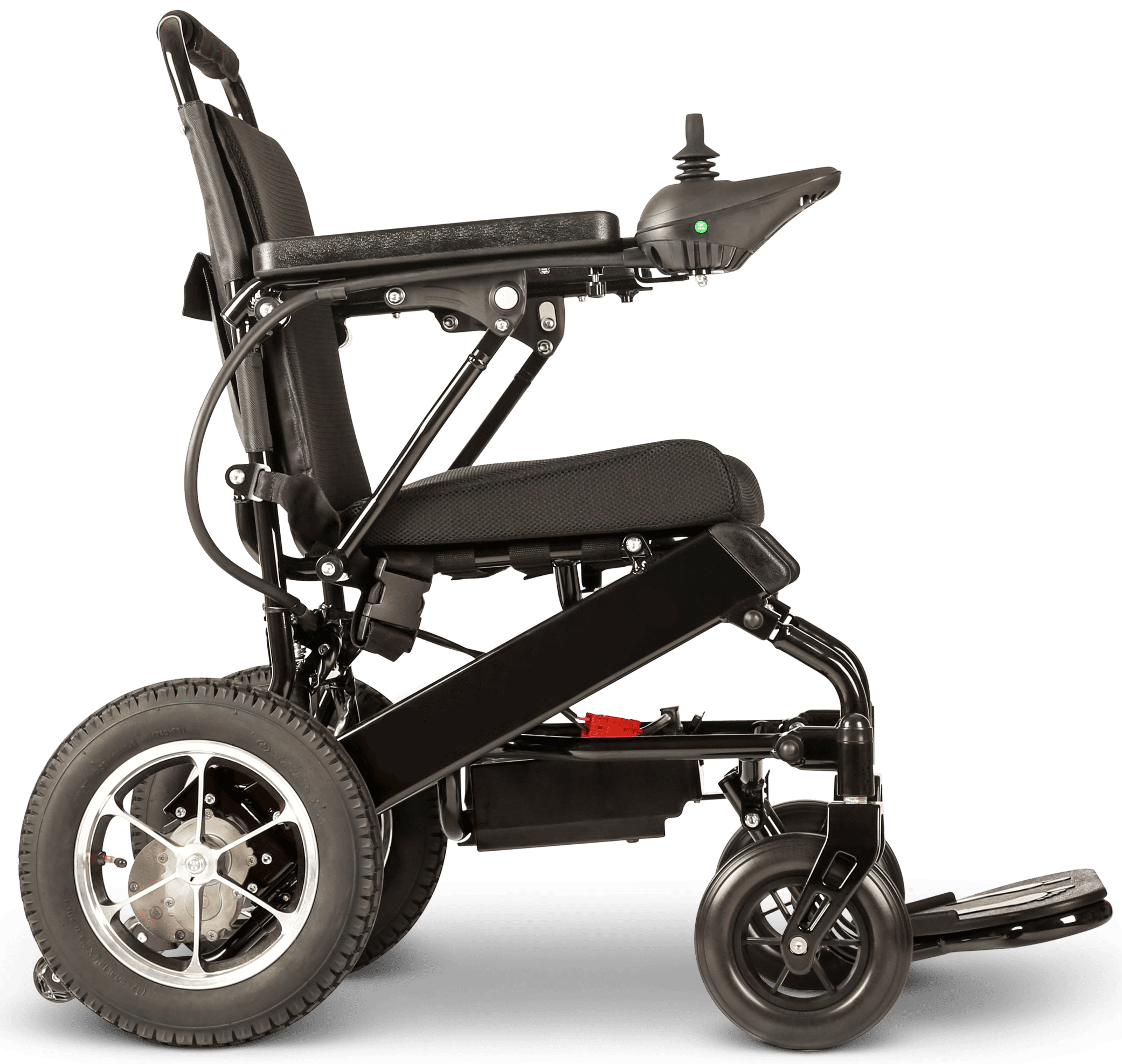 Foldable Electric Wheelchair with Remote Control, Medical Mobility Aid ...