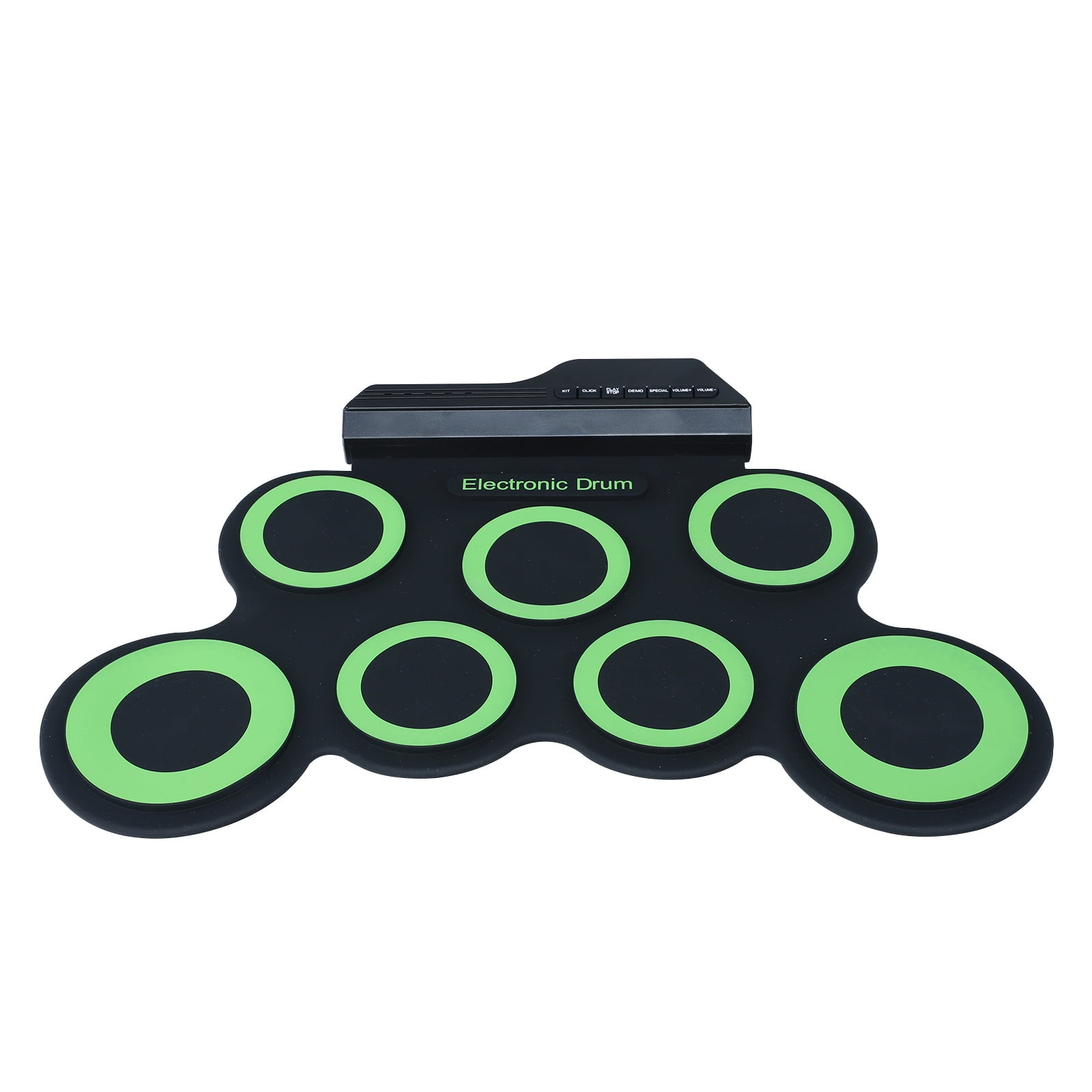 Foldable Electronic Drum Set with 8-Pad, USB-Powered Portable Roll-Up ...
