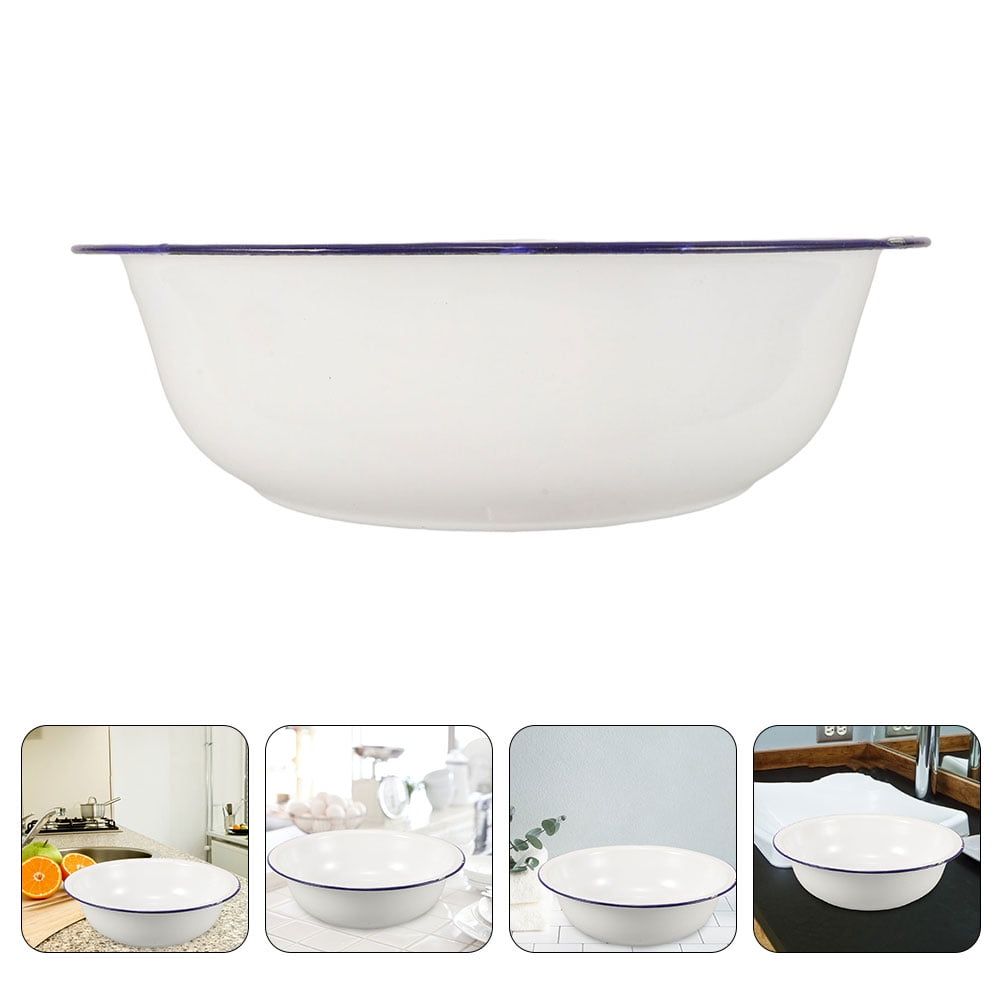 Foldable Enamel Foot Bath Tub Portable Foot Soaking Basin Foot Spa ...