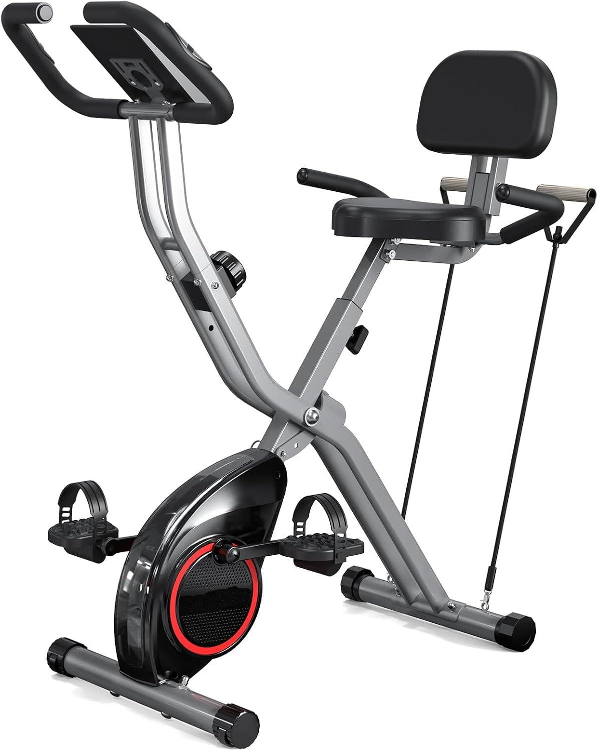 Foldable Exercise Bike for Small Apartments, Stationary Bikes for Home ...