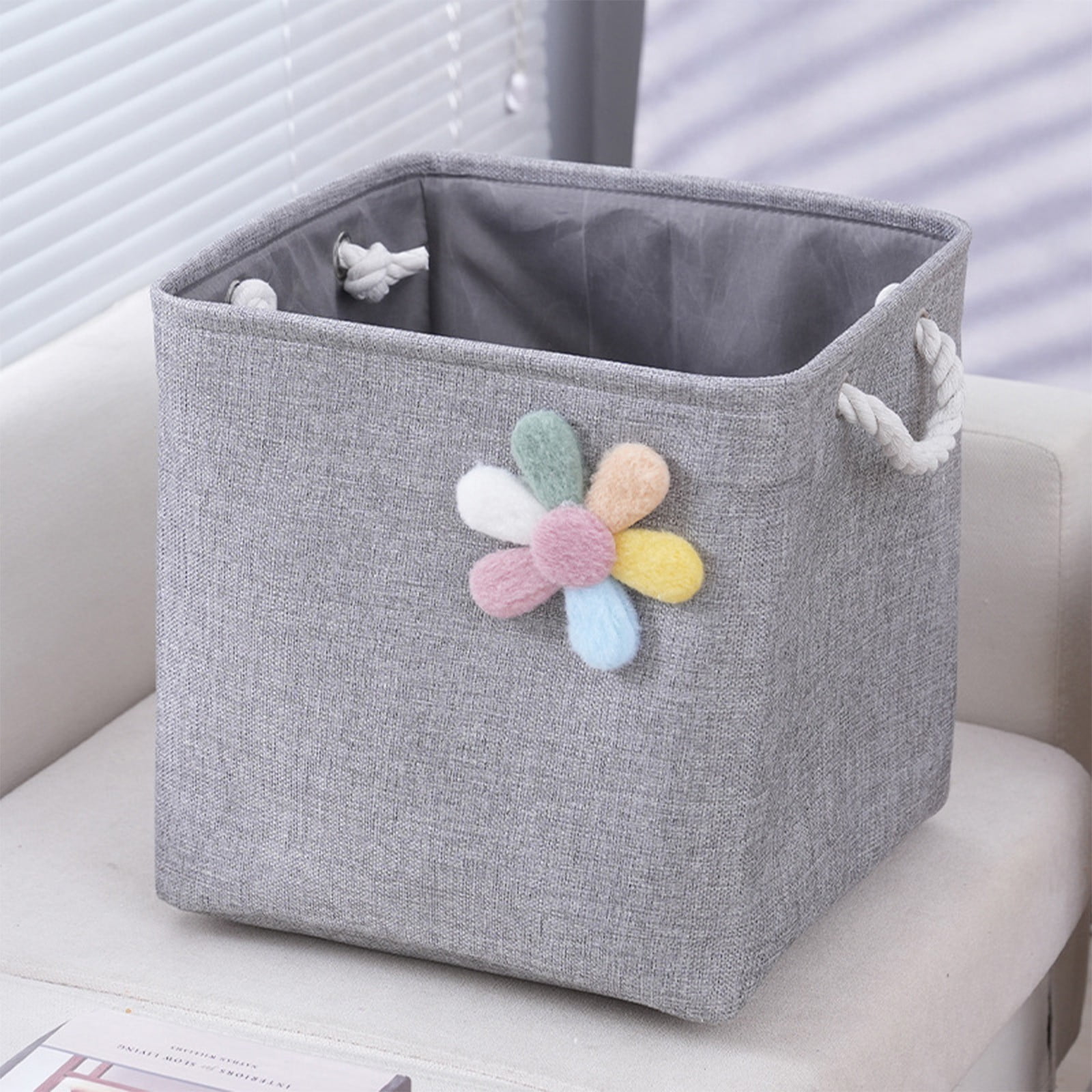 Foldable Fabric Storage Basket, Collapsible Organizer Bin, Household ...