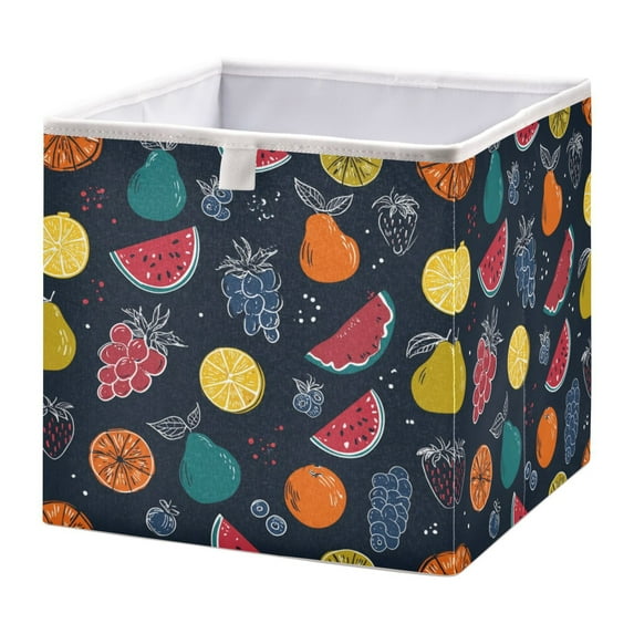 Foldable Fabric Storage Bin Home Cubes Clothing Organizer Bins Large ...