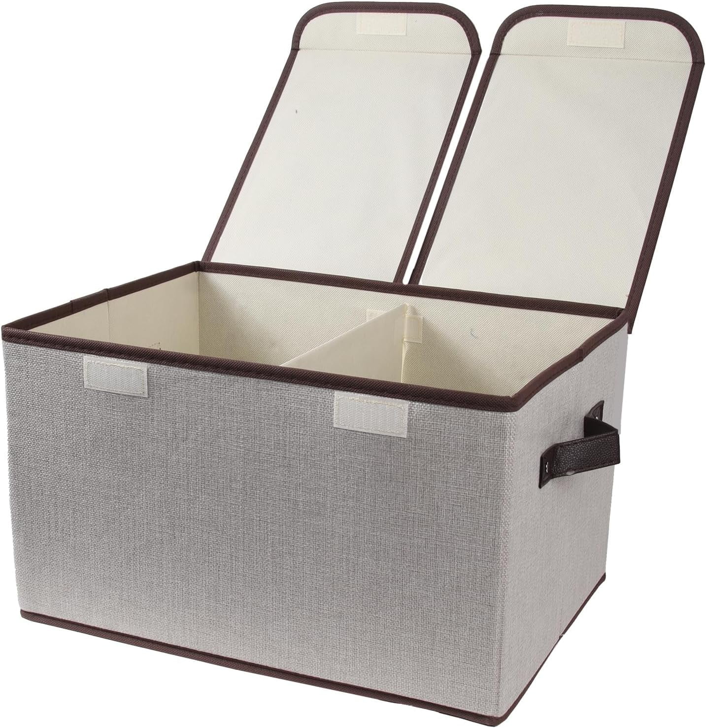 Foldable Fabric Storage Box, 16.5 x 11.8 x 9.8 inches (L x W x H), with ...