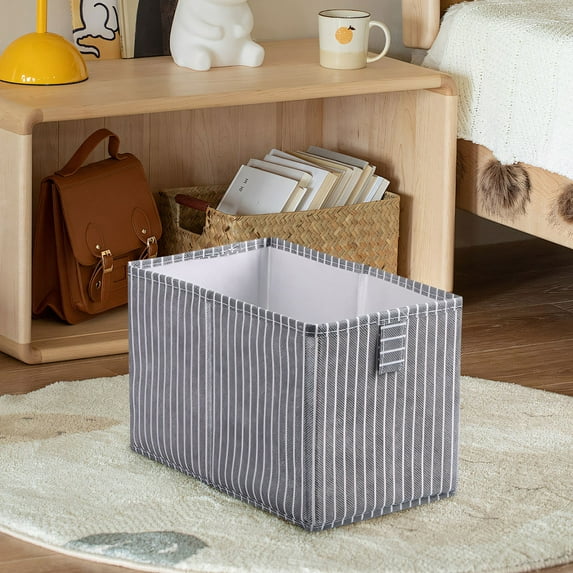 Foldable Fabric Storage Box, Foldable Storage Basket Bins for ...