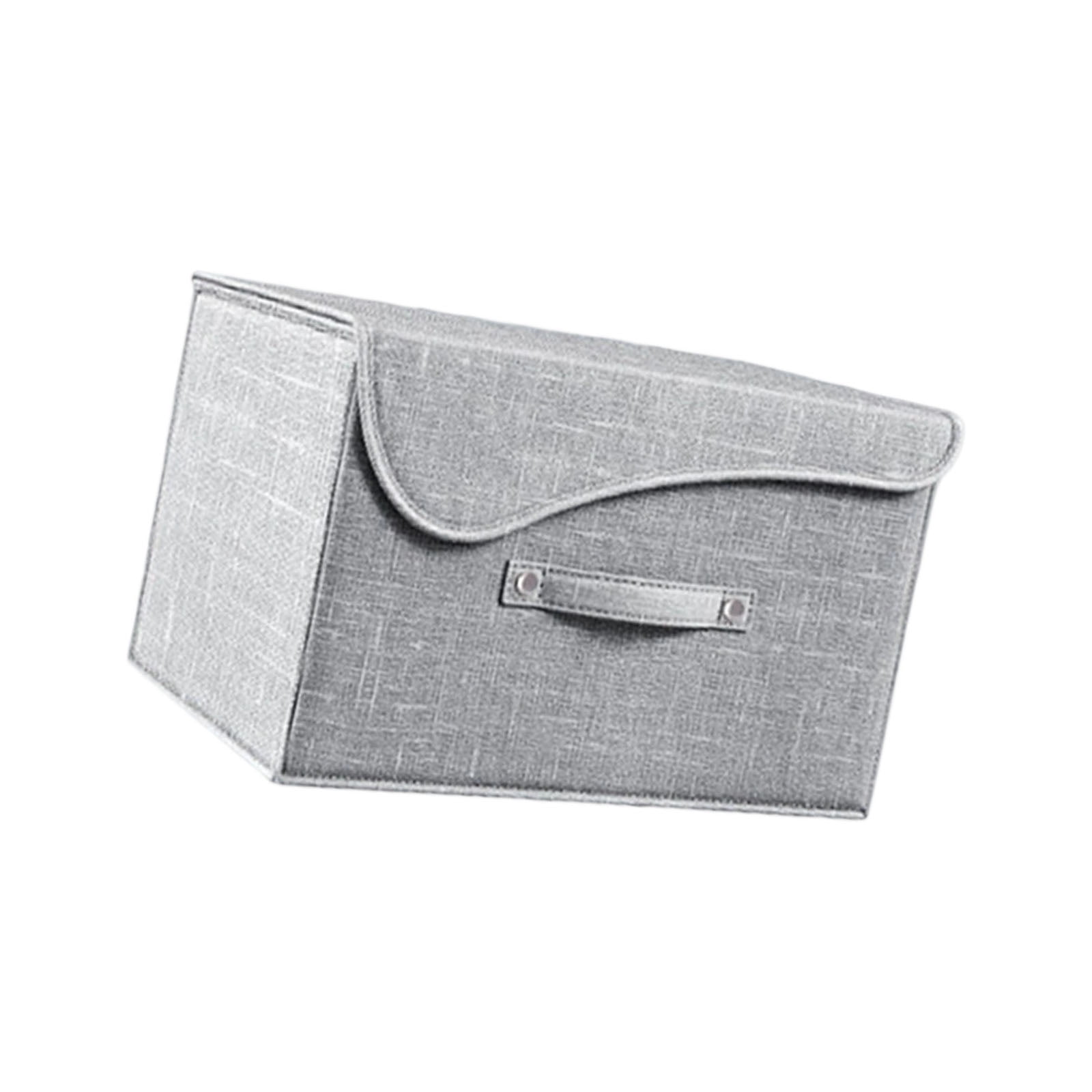 Foldable Fabric Storage Box With Dustproof Lid For Toy Clothes Home ...