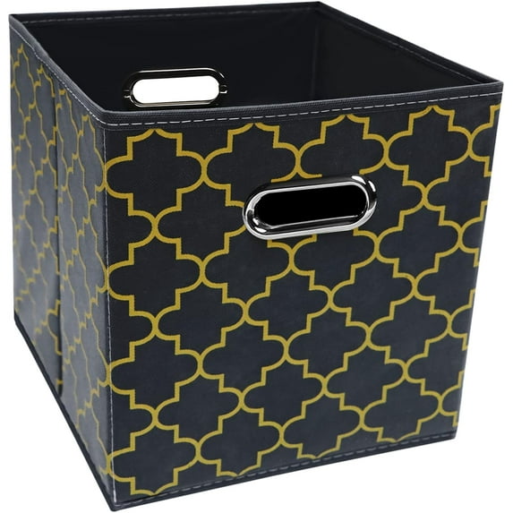 Foldable Fabric Storage Cubes Bins with Dual Handles, Durable Storage ...