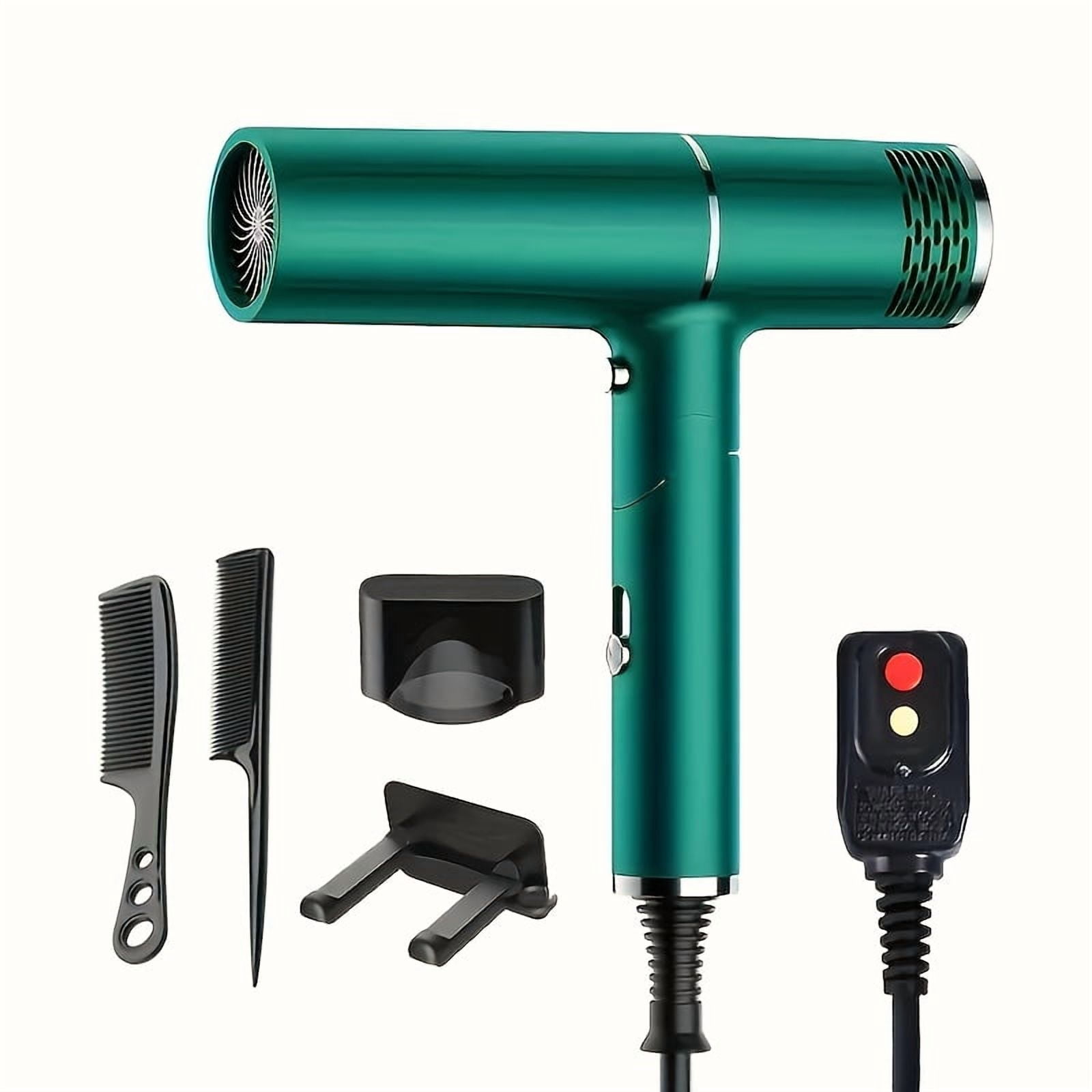 Foldable Fast Drying Hair Dryer, 1600W Ionic Blow Dryer with Constant ...