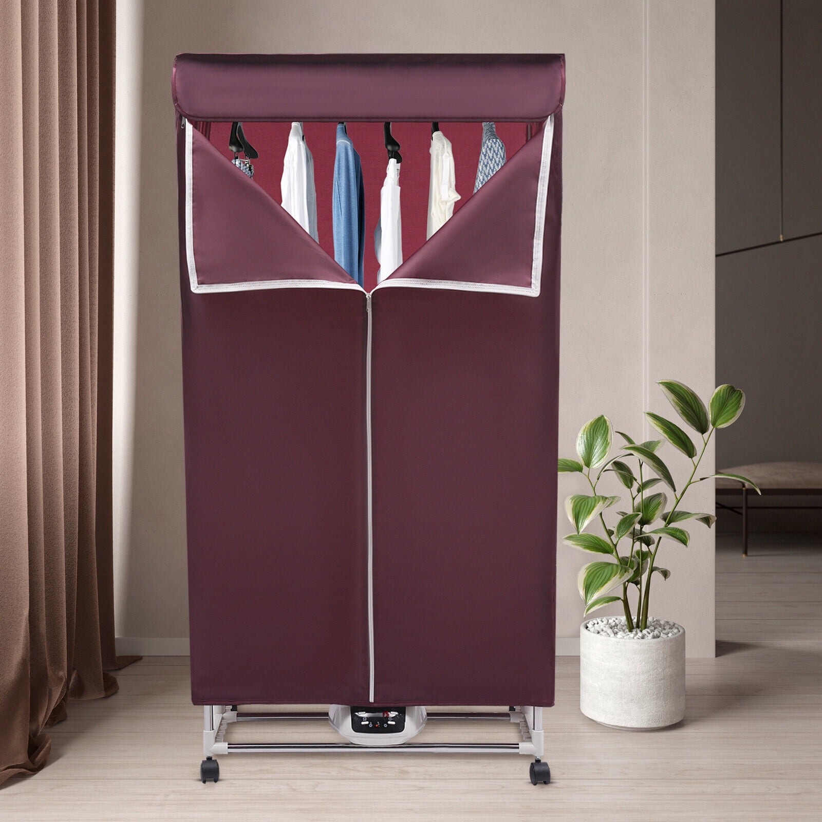 Foldable Features 9.48 lbs Clothes Dryer, Portable Travel Mini Dryer ...