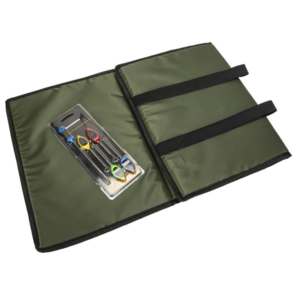 Foldable Fishing Mat with Baiting Needle Landing Pad Fishing Unhooking ...