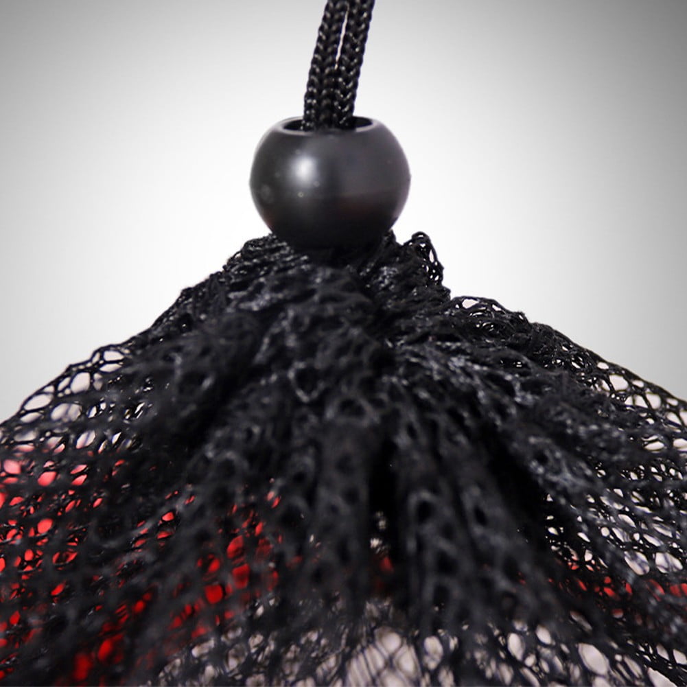 Foldable Fishing Mesh Bait Cage Trap Nylon Foldable Floating Basket For ...