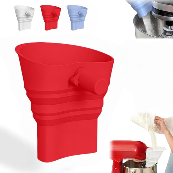 Foldable Flour Funnel, Compatible with Aid Artisan Ksm150 5-Quart Tilt ...
