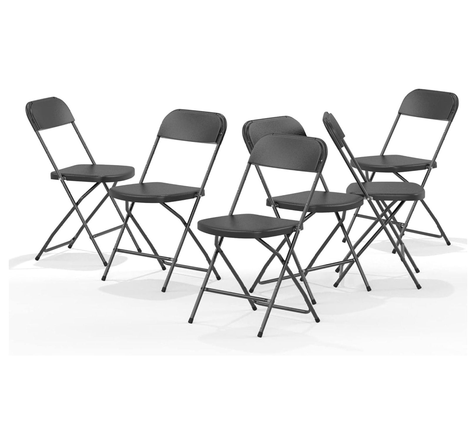 Foldable Folding Chairs Plastic Outdoor/Indoor 650LB Weight Limit ...