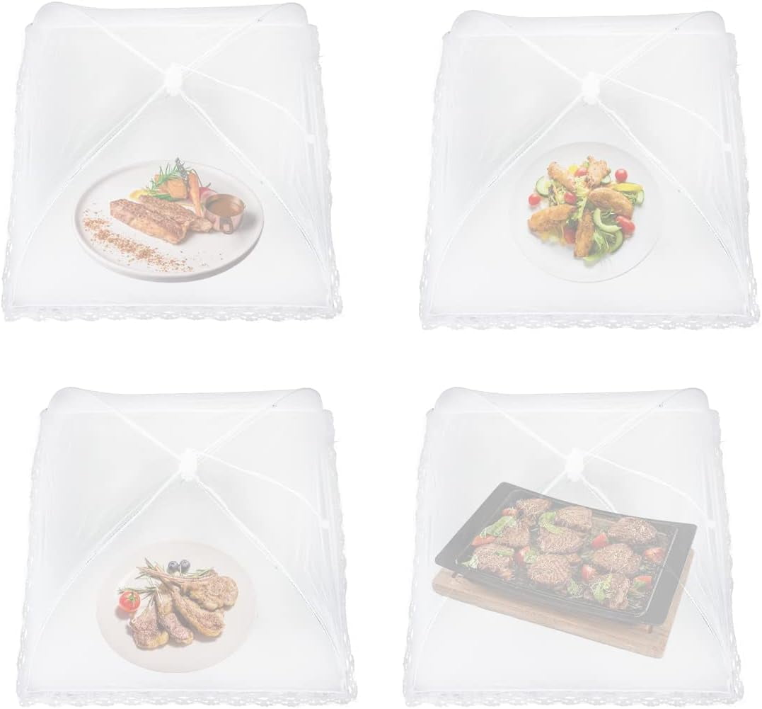 Foldable Food Cover, Mesh Food Cover, Mosquito Net Food Cover, Anti ...