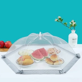 ARTEA 6pcs Large Pop-Up Mesh Screen Food Cover Tent Umbrella Reusable ...