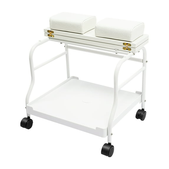 Foldable Foot Trolley with Wheels, 18kg Load Capacity Portable Bathtub ...