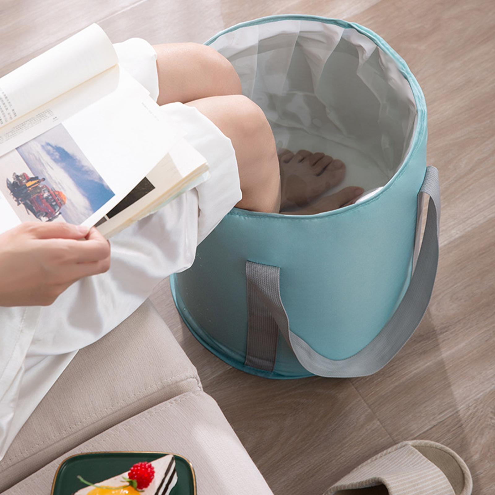 Foldable Foot Tub Folding Foot Soaking Bag Por for Blue - Walmart.com