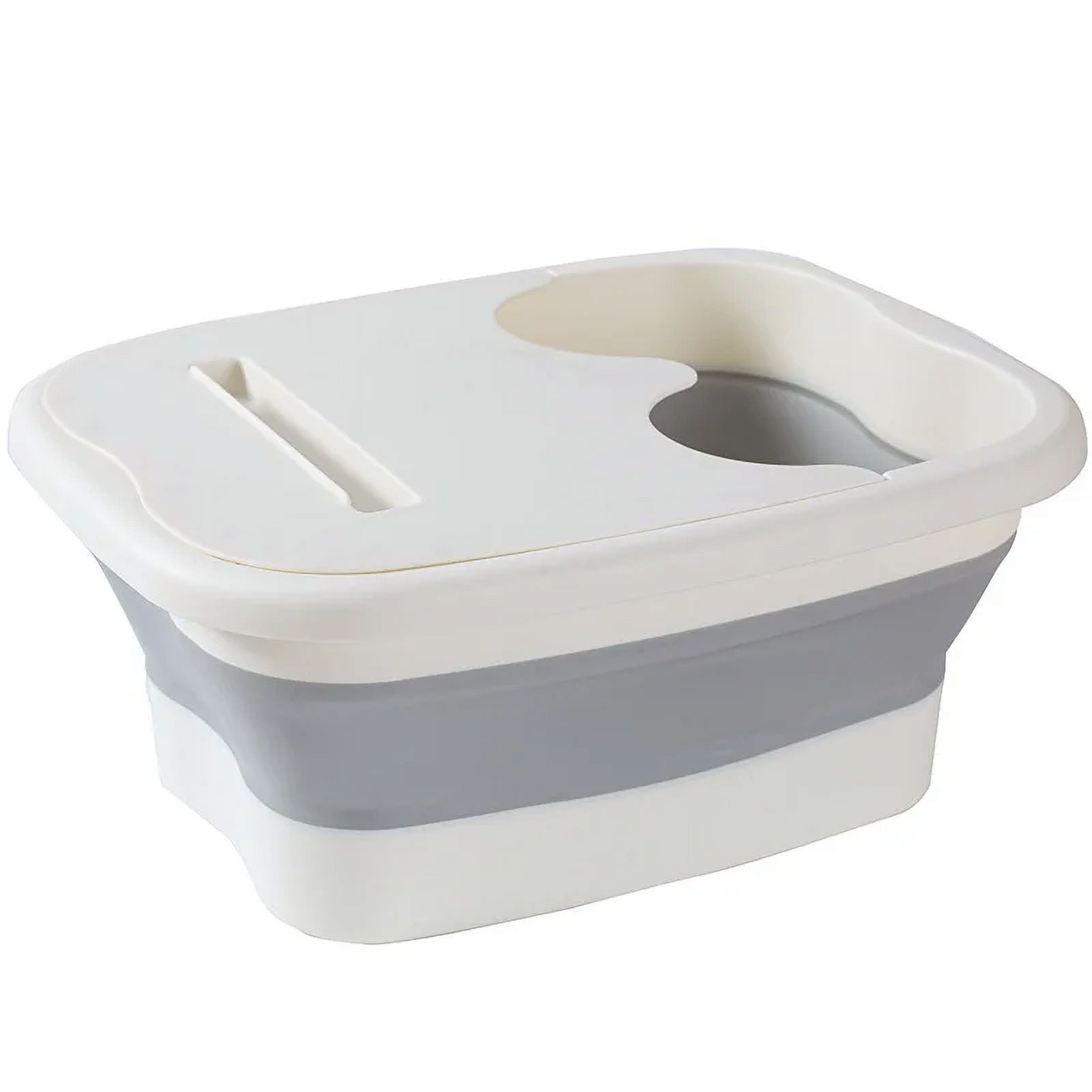 Foldable Footbath Massage Bucket Soaking Bucket Folding Basin Spa Foot ...