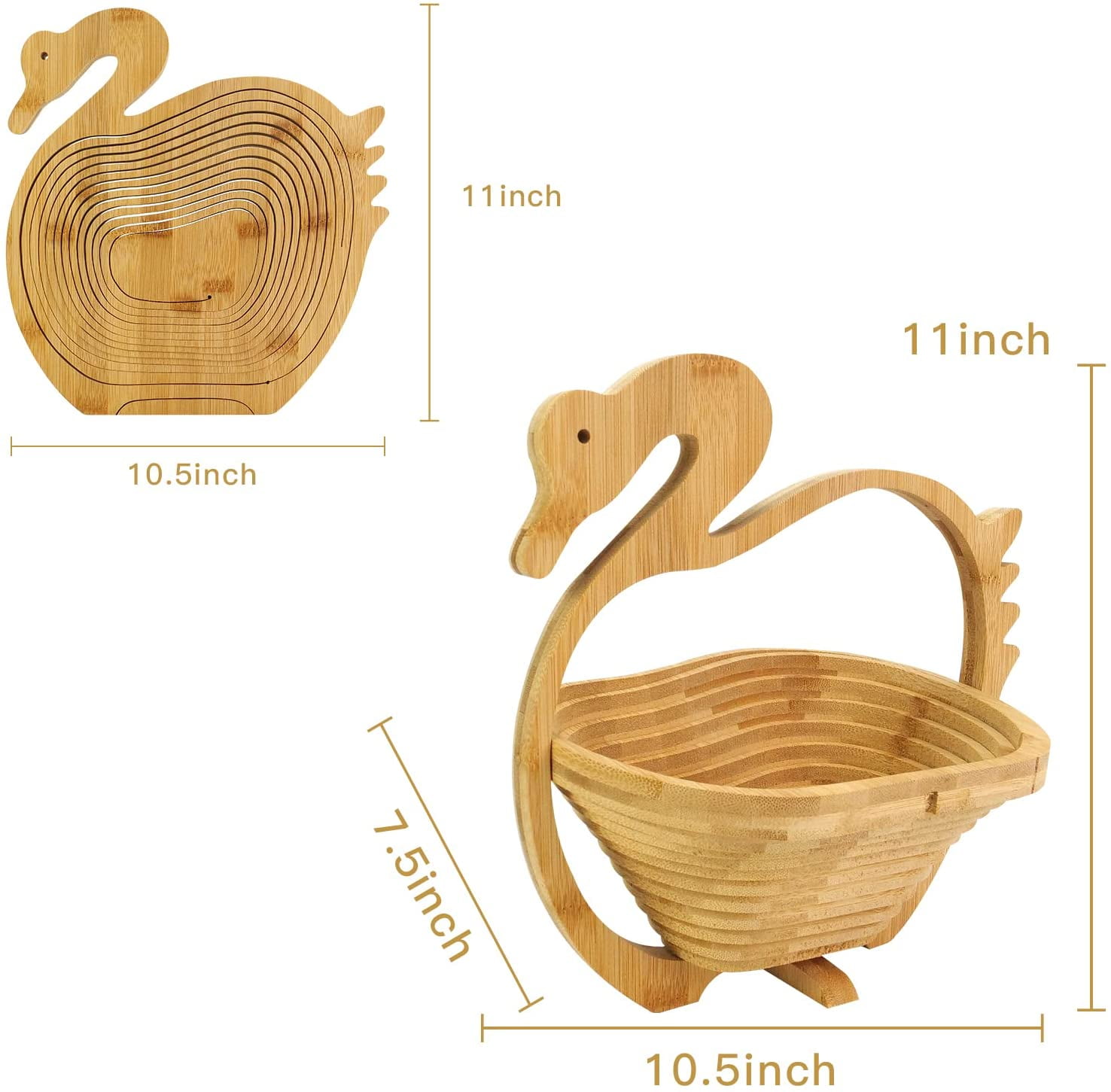 Foldable Fruit Basket Foldable Bamboo Fruit And Vegetable Basket Fruit ...
