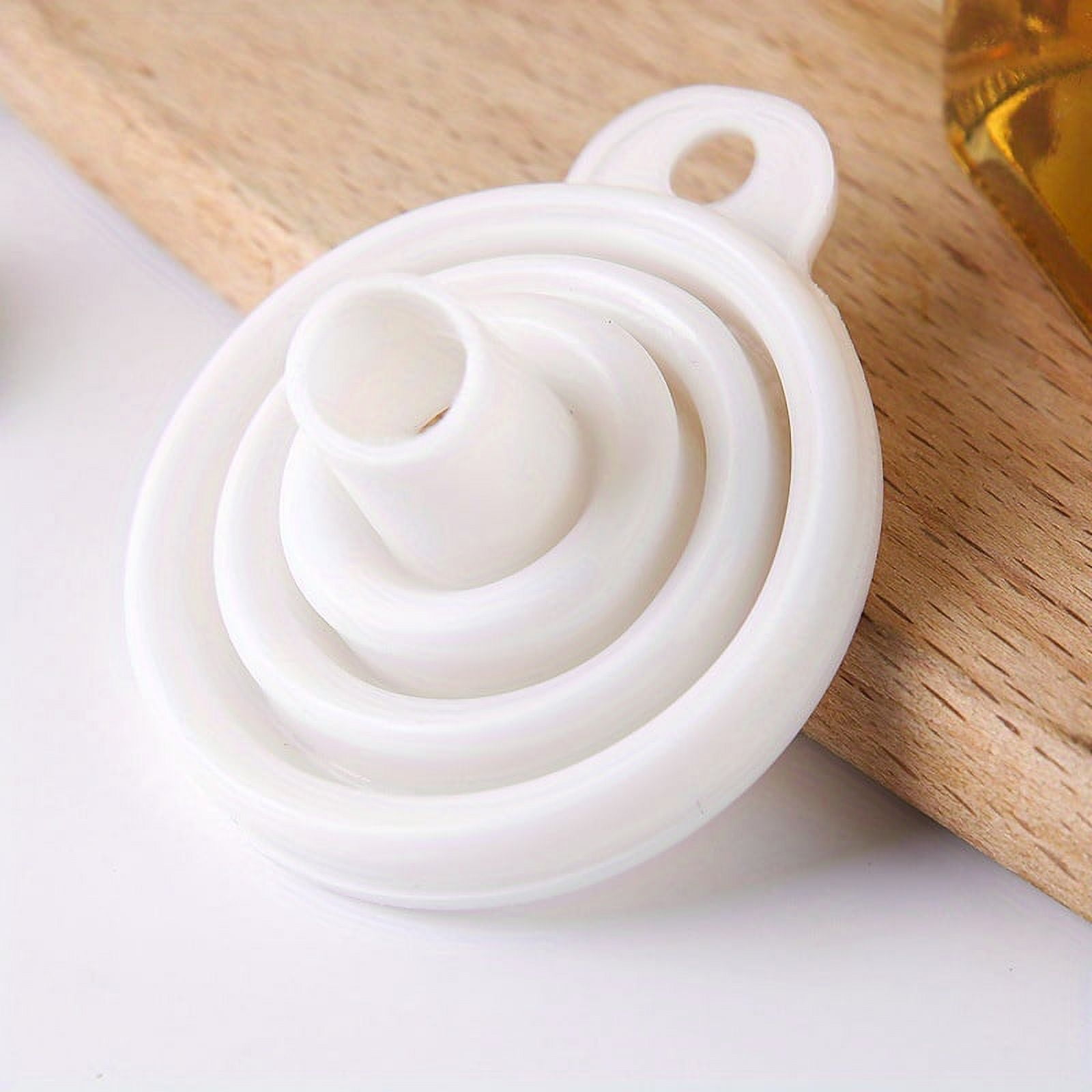 Foldable Funnel Silicone Collapsible Funnel Portable Funnels For Fuel ...