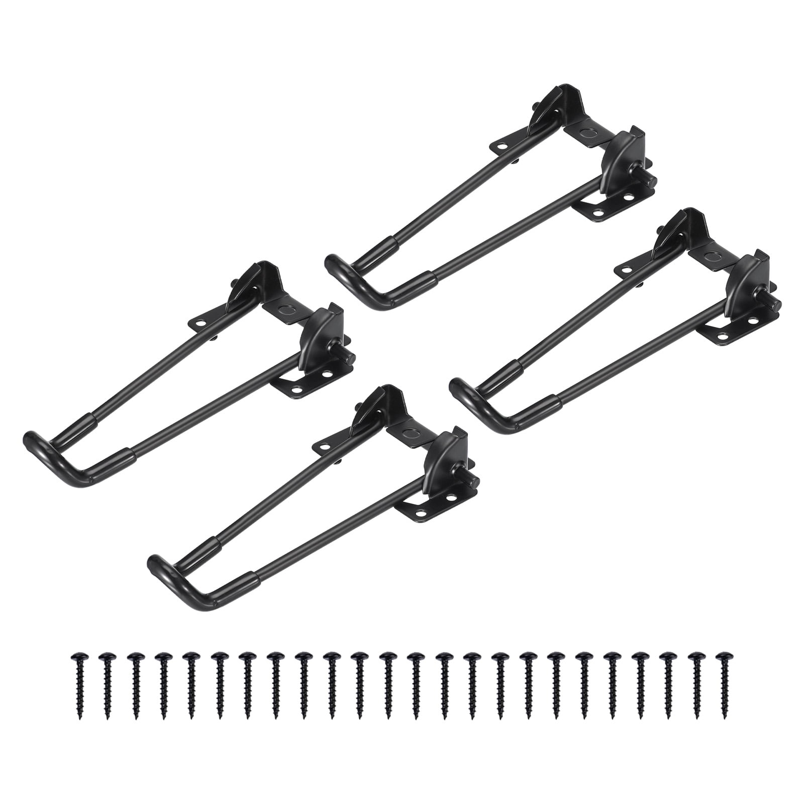Foldable Furniture Legs, 4 Pack 7" - Metal Folding Hairpin Table Legs ...