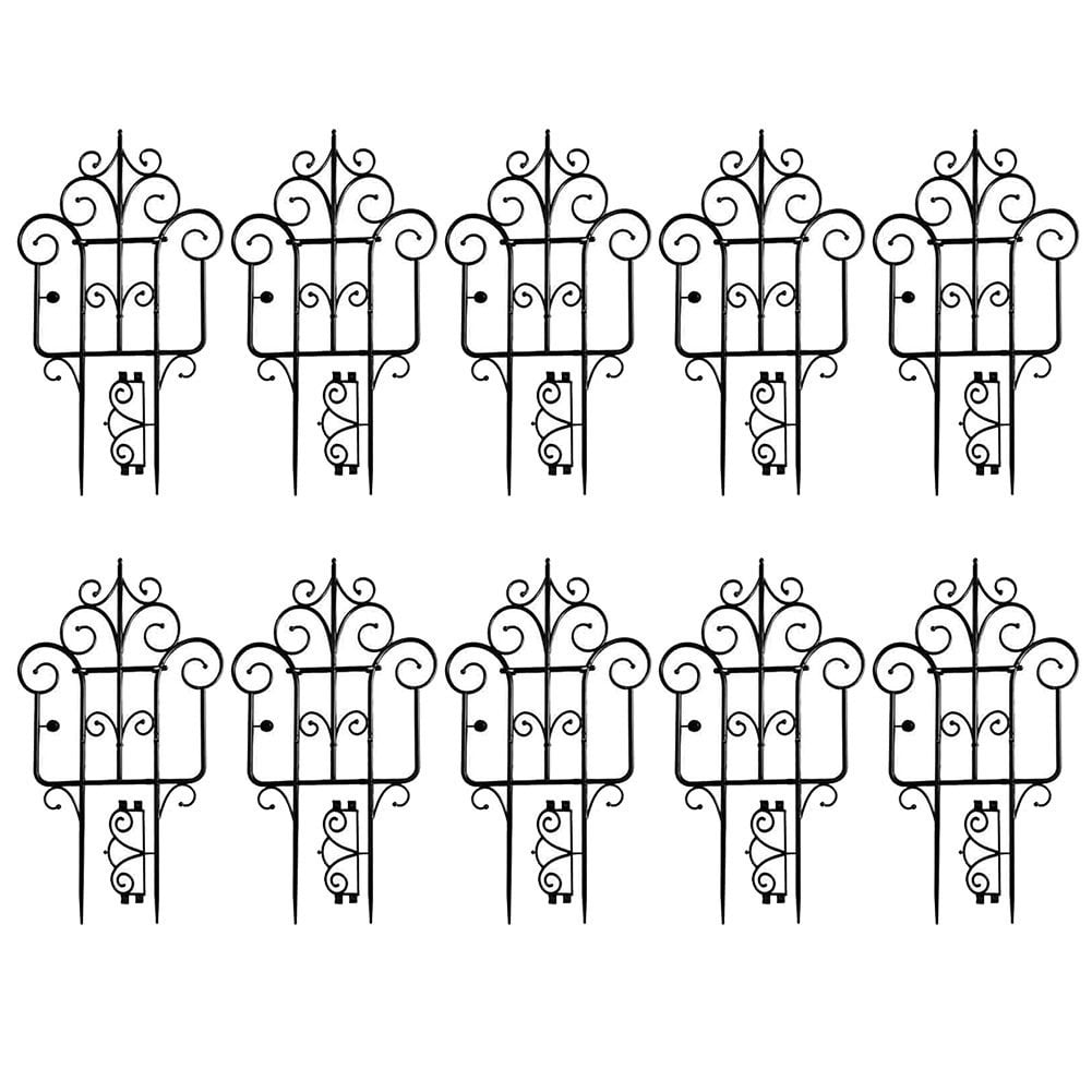 Foldable Garden Border Fence, 5/10 Pack Decorative Outdoor Landscape ...