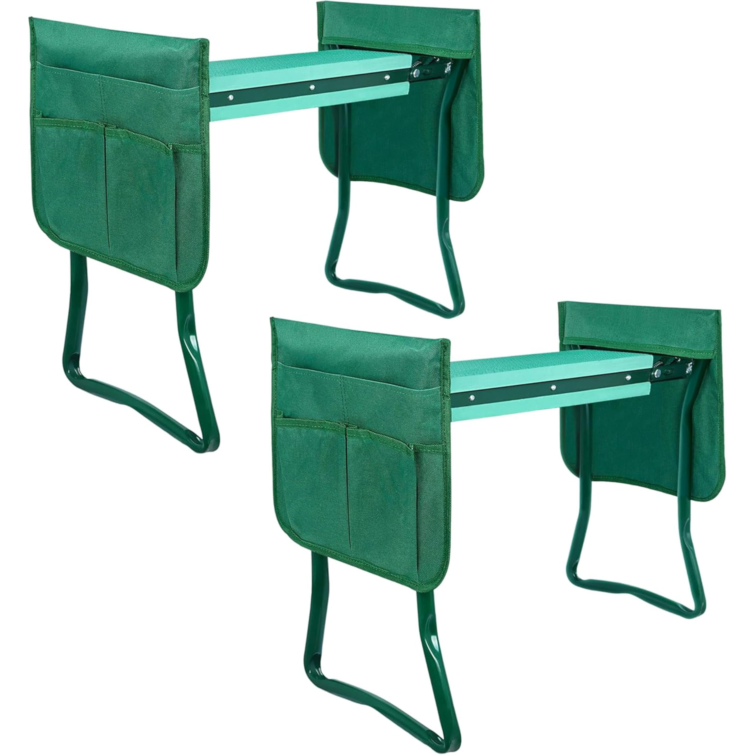 Foldable Garden Kneeler and Seat Bench with Soft EVA Foam Pad, 4 ...