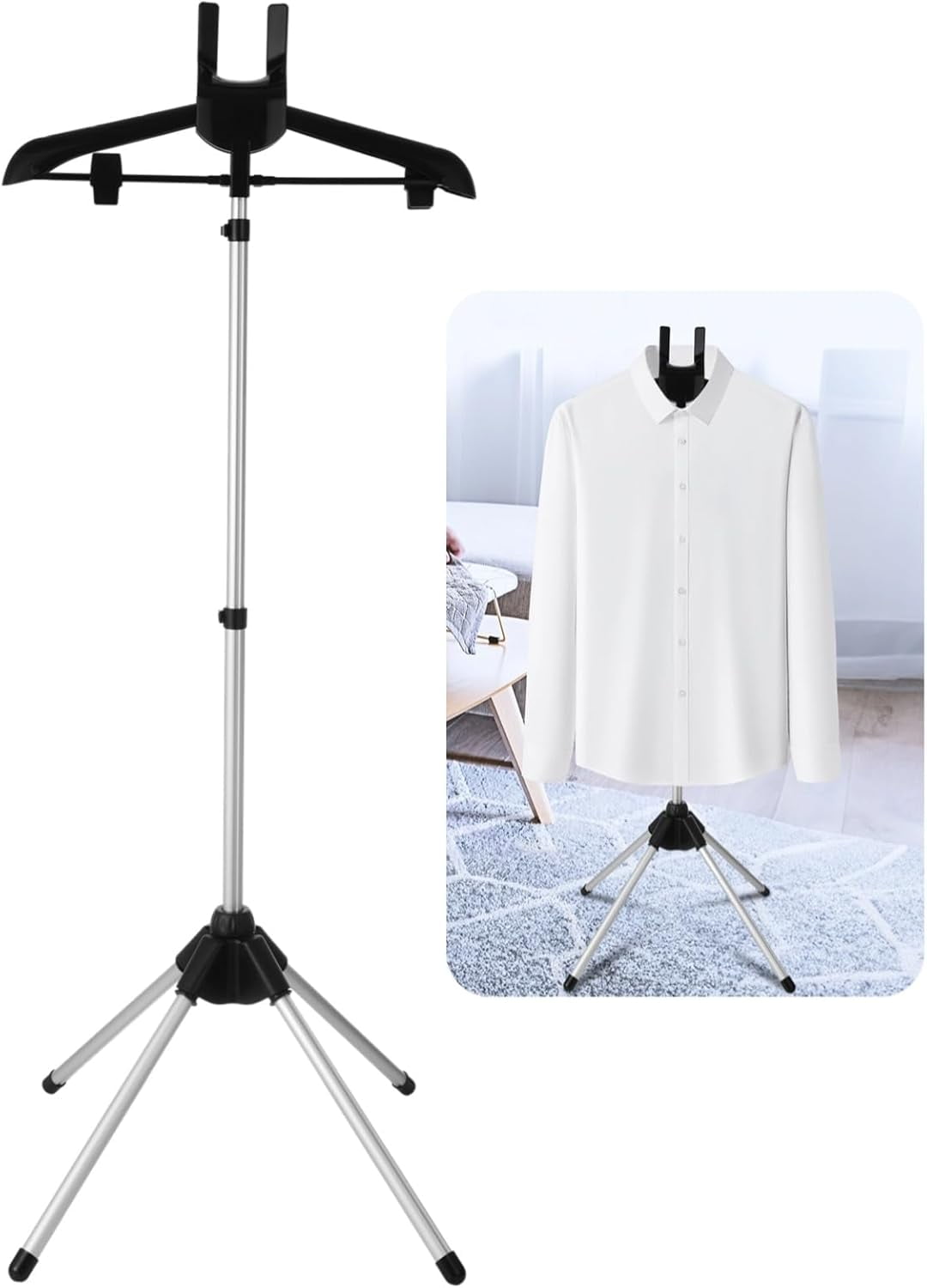 Foldable Garment and Clothes Drying Rack, Foldable Clothes Stand with ...