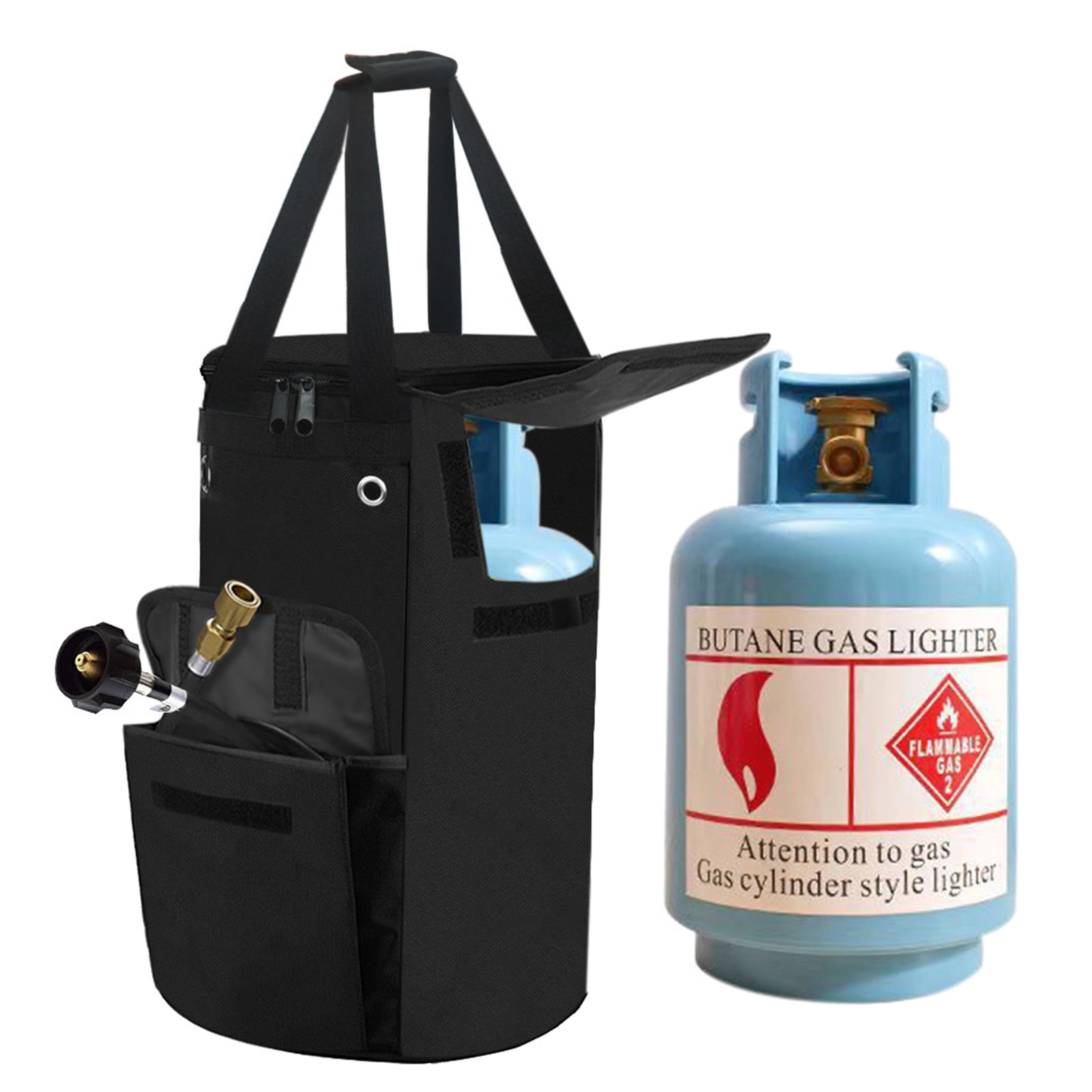 Foldable Gas Tank Bag with Side Flap Classified Double Zipper Design ...
