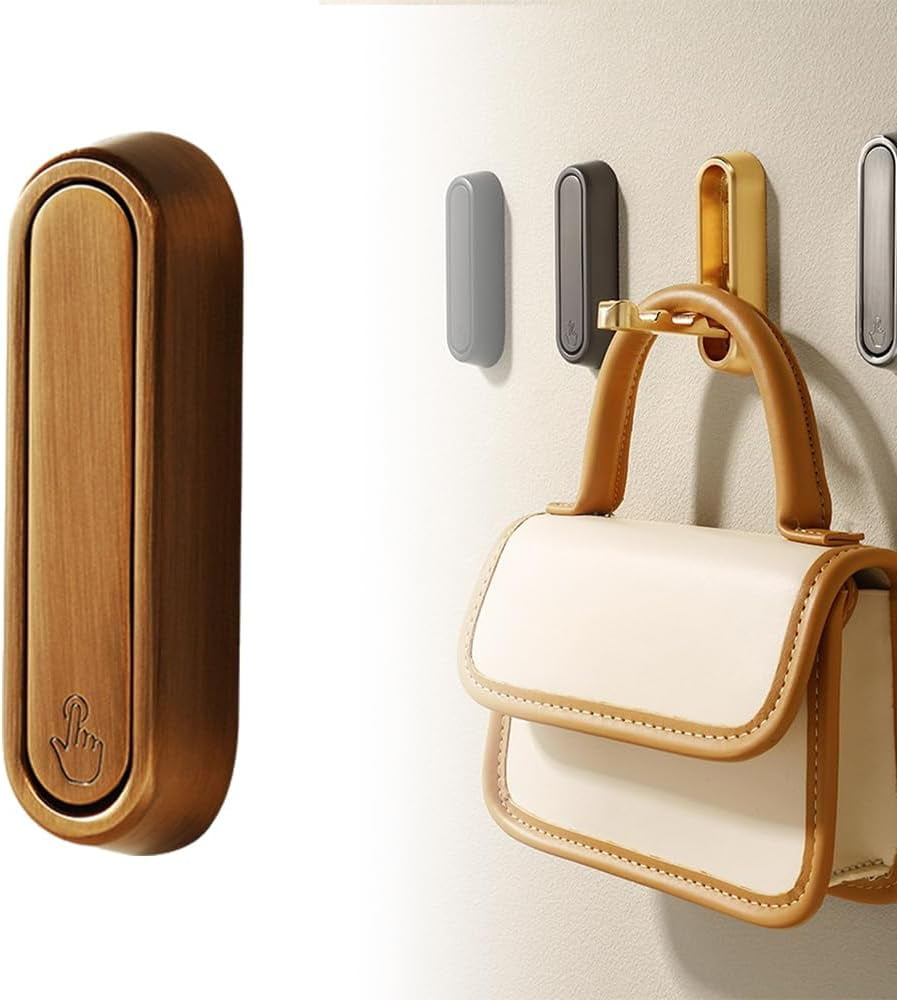 Foldable Gold Wall Hooks, Folding Wall Hook, 2025 New Flip Down Hook ...