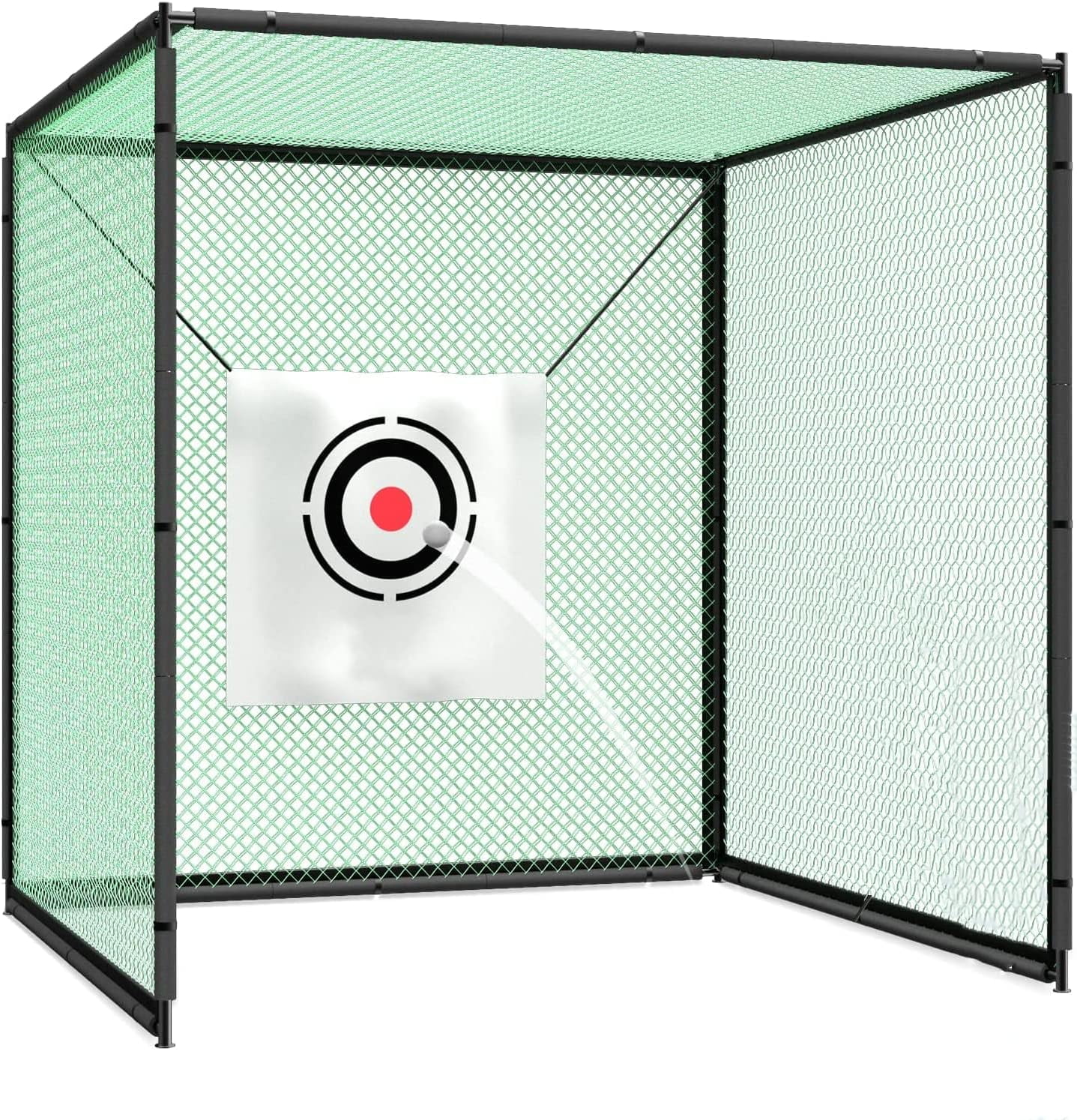 Foldable Golf Hitting Cage Golf Practice Network Portable Batting Cage ...