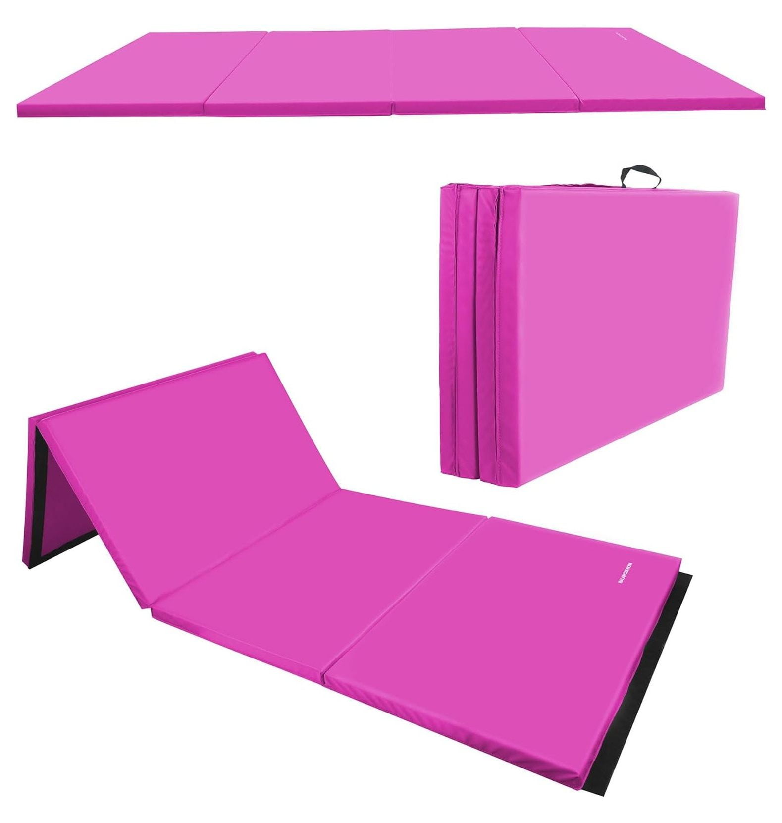 Foldable Gymnastics Mat Home Gym Tumbling Equipment - Walmart.com