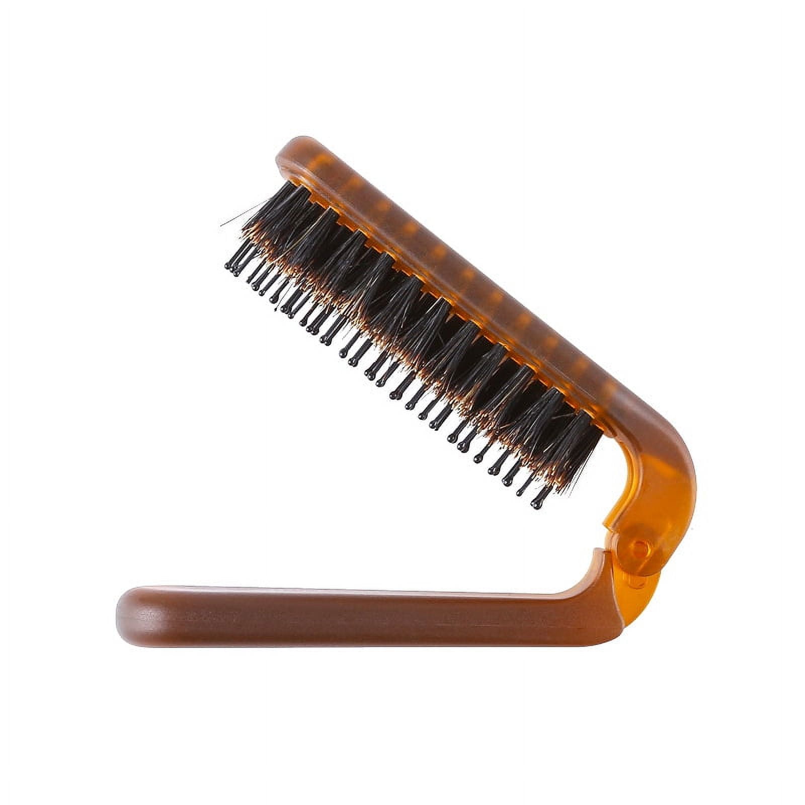 Foldable Hair Comb Portable Boar Bristle Hair Brush Hair Brush Head ...