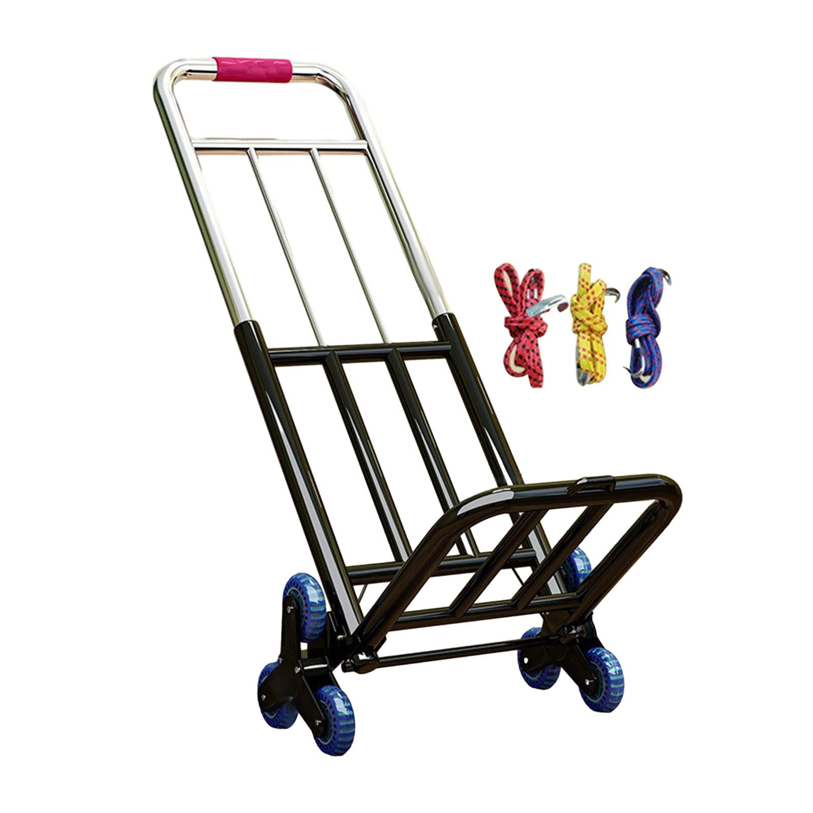 Foldable Hand Trolley Adjustable Handle Portable Adjustable Luggage ...