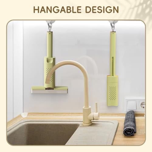 Foldable Hand-Washable Mini Mop, Portable Self-Wringing Small Mop, Self ...