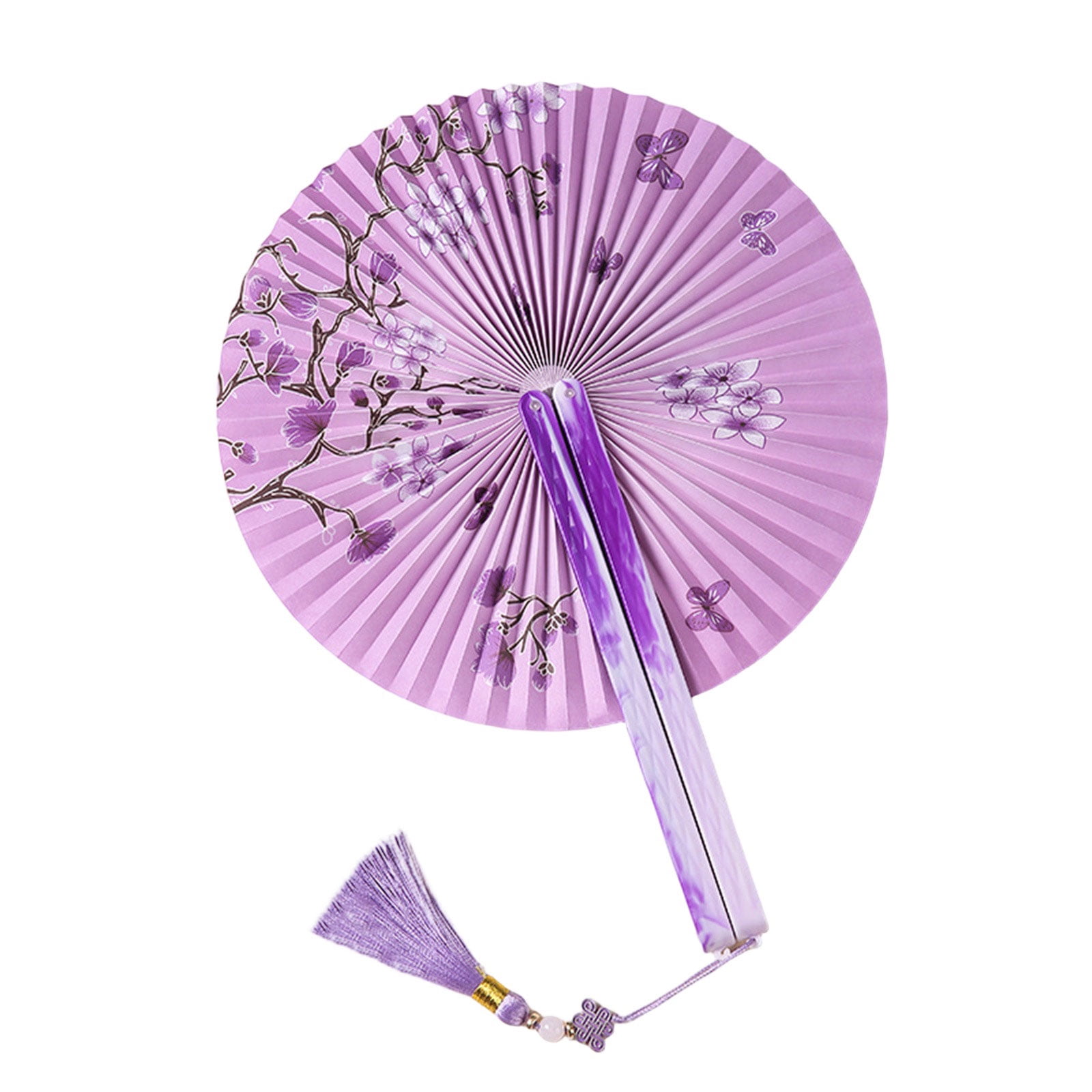 Foldable Handheld Fans Round Designs For Indoor And Outdoor Event ...