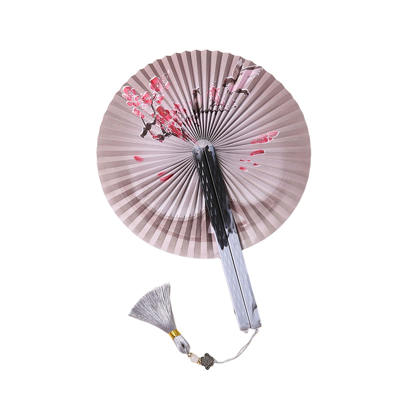 Foldable Handheld Fans Round Designs For Indoor And Outdoor Event ...
