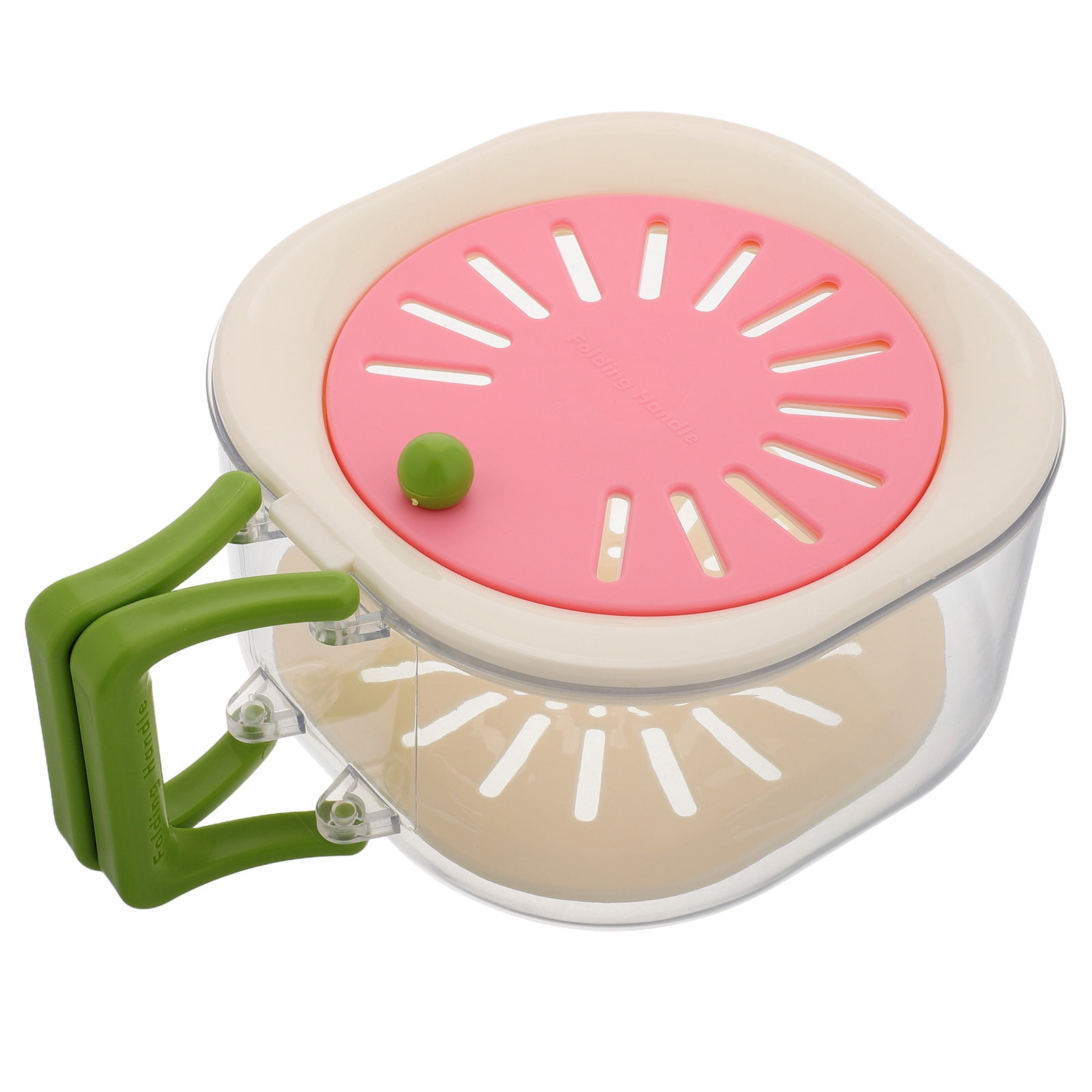 Foldable Handle Fruit Washer Kitchen Reusable Drain Basket for Fruits ...