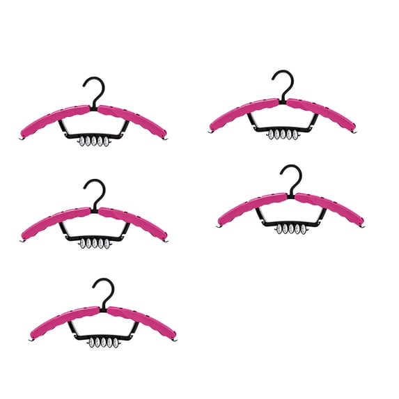 Foldable Hanger Set with Hook for Travel and Balcony, Space-saving ...