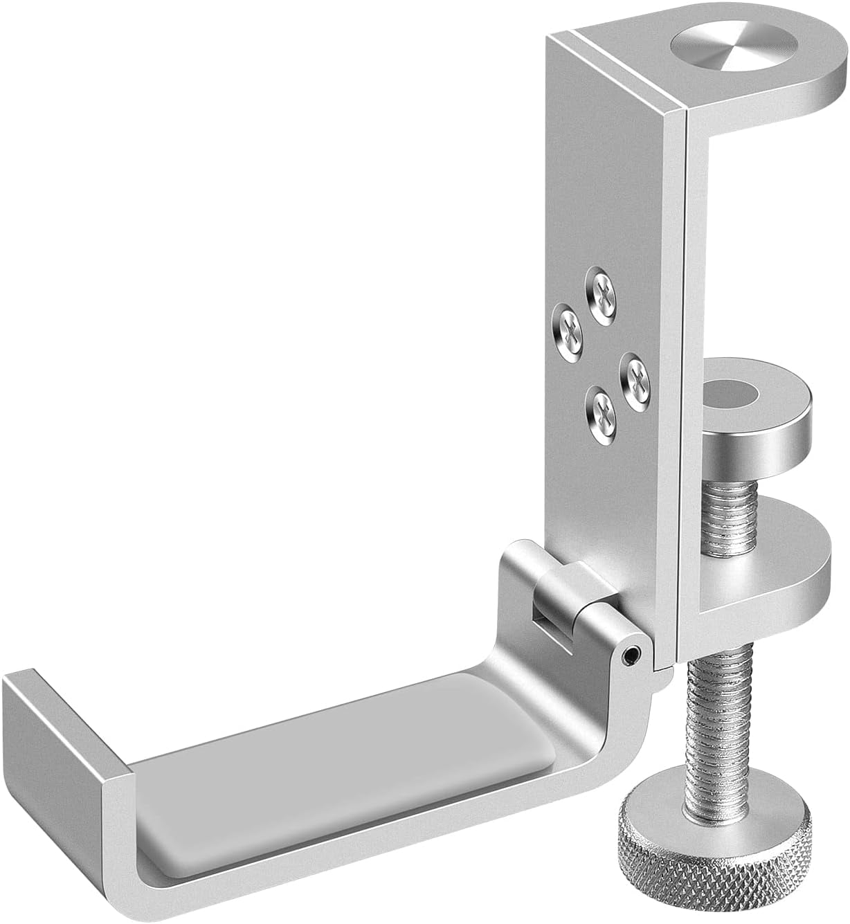 Foldable Headphone Stand Hanger Holder Aluminum Headphone Clamp Hook ...