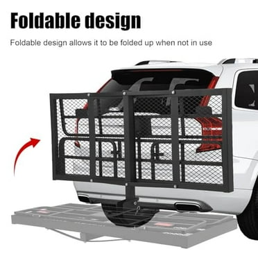 "Arksen Mount Hauler Rack, Folding Cargo Carrier Luggage Basket for Car ...