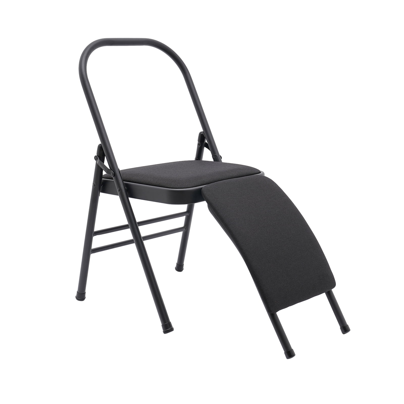 Foldable Home Yoga Auxiliary Chair, Yoga Practice Balance Chair with ...