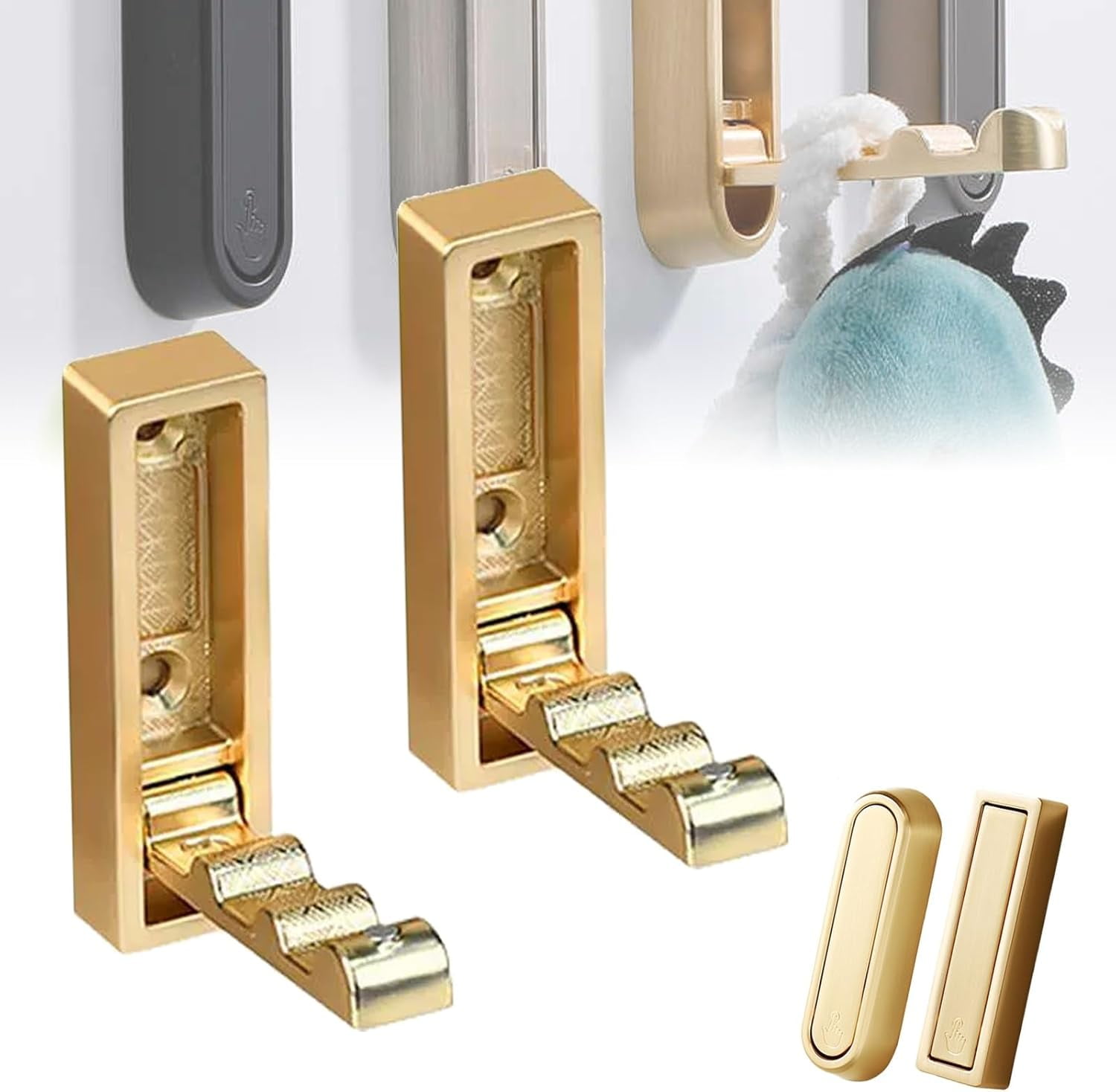 Foldable Hooks Wall Mount, Drop Down Hook, Foldable Coat Hooks, Heavy ...