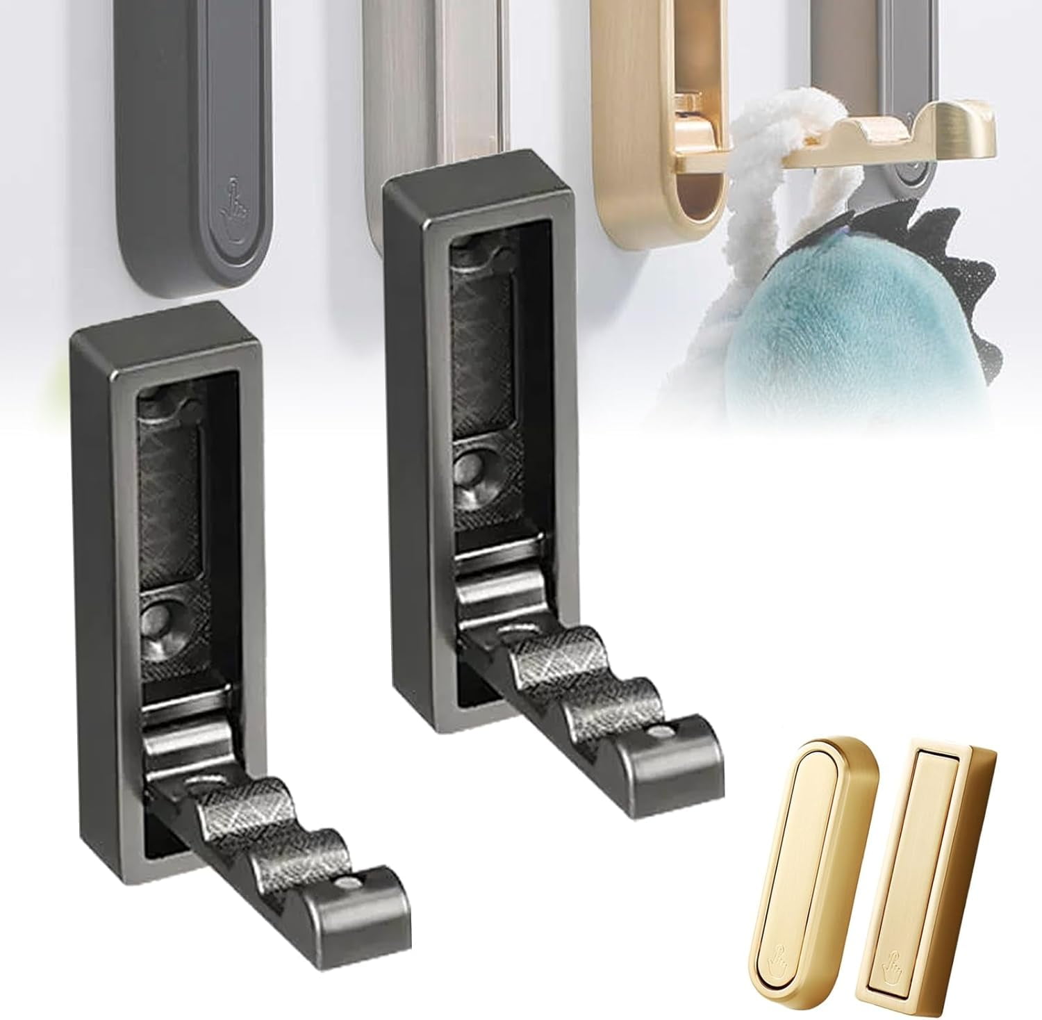 Foldable Hooks Wall Mount, Drop Down Hook, Foldable Coat Hooks, Heavy ...