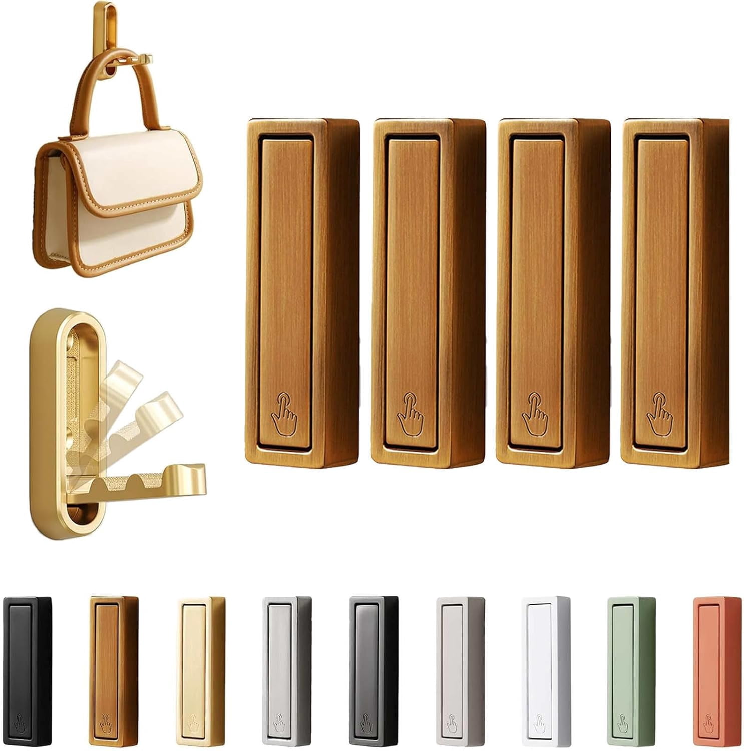 Foldable Hooks Wall Mount, Heavy Duty Flip Down Hook, Zinc Alloy ...